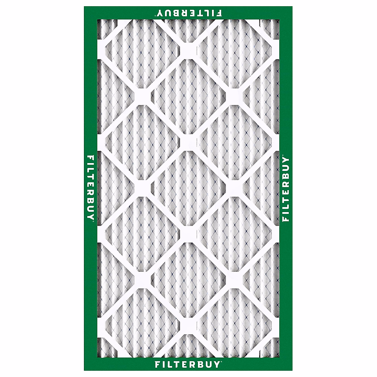Filterbuy 20x30x1 Air Filter MERV 8 Dust Defense (4-Pack), Pleated HVAC AC Furnace Air Filters Replacement (Actual Size: 19.63 x 29.63 x 0.75 Inches)