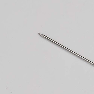 Alele 30 Pcs 8 Inches Poultry Lacers, Turkey Pins Stainless Steel Skewers for Trussing Turkey and Poultry