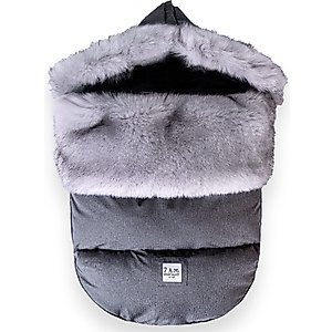 7AM Enfant Universal Stroller Footmuff - Water Repellent Winter Bunting Bag for Strollers & Car Seats, Soft Micro-Fleece & Plush Lined Stroller Footmuff for Baby Boy & Girl | TundraPOD
