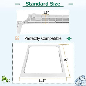 W10861519, W10628698 Deli Drawer Hanger, Meat Drawer Shelf Compatible with whirlpool Refrigerator WRT311/WRT318/WRT148/WRT511 Some models (not all) Part Number: AP5999492, 4382323, PS11731608