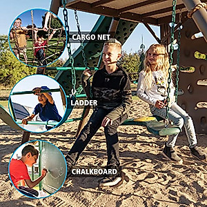 Lifetime 91069 Big Stuff Swing Set, Earthtone