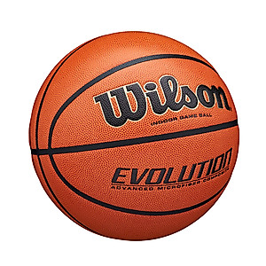 Wilson Evolution Indoor Game Basketball, Intermediate - Size 6