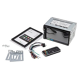 SOUNDSTREAM 7 inch Double Din Car Stereo HD Touchscreen Apple Carplay, Android Auto Bluetooth Multimedia Radio, Car Play Mirror Link Car Audio Receiver with Backup Camera, USB SD AUX MP3 MP4 Media