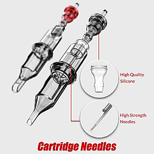 Wormhole Rotary Tattoo Machine Kit - 40 Cartridges, 20 Inks, Power Supply - Complete Professional Tattoo Pen Set for Beginners and Artists