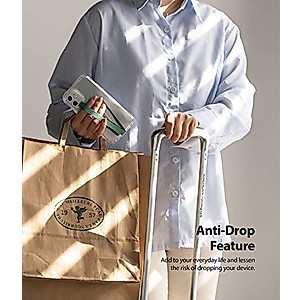 Ringke Band Strap Slim, Microfiber Phone Strap Holders for Smartphone Case - Peacock Green