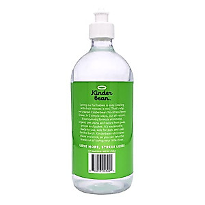 Kinderbean Dog and Cat Urine Stain and Odor Eliminator, Single 22 oz., Grapefruit Tea Tree Scent, Enzyme Bio-Active Formula with Squeeze Top for Maximum Coverage and Performance