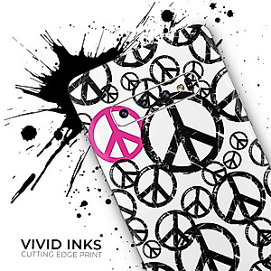 DesignSkinz Peace Collage Protective Vinyl Decal Wrap Skin Cover Compatible with The Samsung Galaxy S20 (Screen Trim & Back Glass Skin)