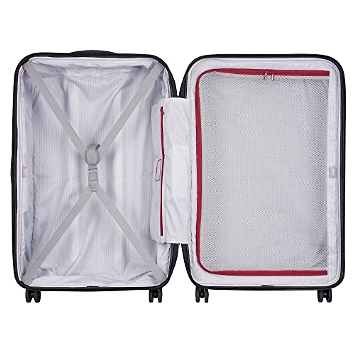 Delsey Adults-Unisex's Hand Luggage, Grey, L (76 cm-105 L) New