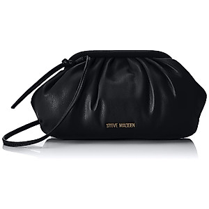 Steve Madden womens Steve Madden NIKKI Clutch Crossbody, Black, One Size US