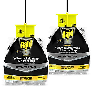 Raid Disposable Wasp Bag Traps (Set of 2 Traps)