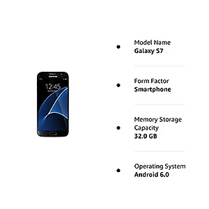 SAMSUNG Galaxy S7 G930A 32GB AT&T Unlocked 4G LTE Quad-Core Phone w/ 12MP Camera - Black Onyx