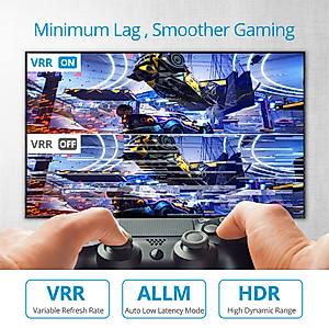 gofanco Prophecy Intelligent 4K 120Hz 1x2 HDMI Splitter – 4K @120Hz, 40Gbps, VRR, ALLM, CEC, Downscale/Upscale, Audio Extraction, EDID Management, Firmware Upgradable, TAA Compliant (PRO-HD21Split2P)