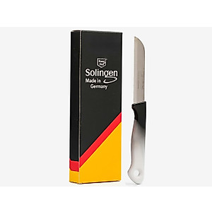 Solingen Paring Knife 12 pcs Fruit Knife Vegetable Knife Set Razor-Sharp Lightweight 3-inch Serrated Paring Knife Made in Germany (HOLE PATTERNED)