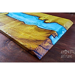 Deep Pour Epoxy Resin, 3 Gallon Kit, Liquid Glass 2-4 Inch Casting Resin, Clear Epoxy Resin for Wood, Food Safe Epoxy Resin, Heat Resistant Epoxy, Penetrating Epoxy, Two Part Resin Epoxy