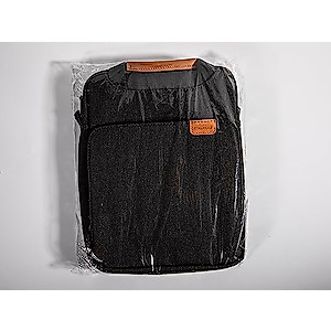 MoKo 9-11 Tablet Shoulder Sleeve Bag, Fits iPad Pro 11, iPad 9/8th 10.2, iPad Air 5/4th 10.9, iPad 10th 10.9, Surface Go 3/2 10.5, Tab S8/S9 11, Polyester Bag with Concealed Hand Strap, Black & Gray