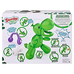 Squeakee The Balloon Dino | Interactive Dinosaur Pet Toy That Stomps, Roars and Dances. Over 70+ Sounds & Reactions, Multicolor