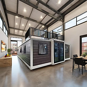 Customizable 20-Foot Steel Container House Fast Construction Safe Water Leakage Proof Expandable Tiny House