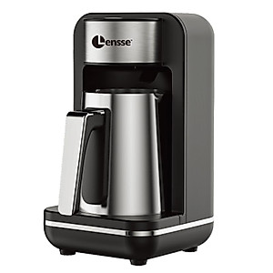 lensse Turkish Coffee Maker, Turkish Brand, 100% BPA Free, 120V, 1 to 4 Cup Brewing Capacity for Delicious Cup of Turkish & Greek Coffee, Turkish Coffee Pot Turkish Coffee Machine