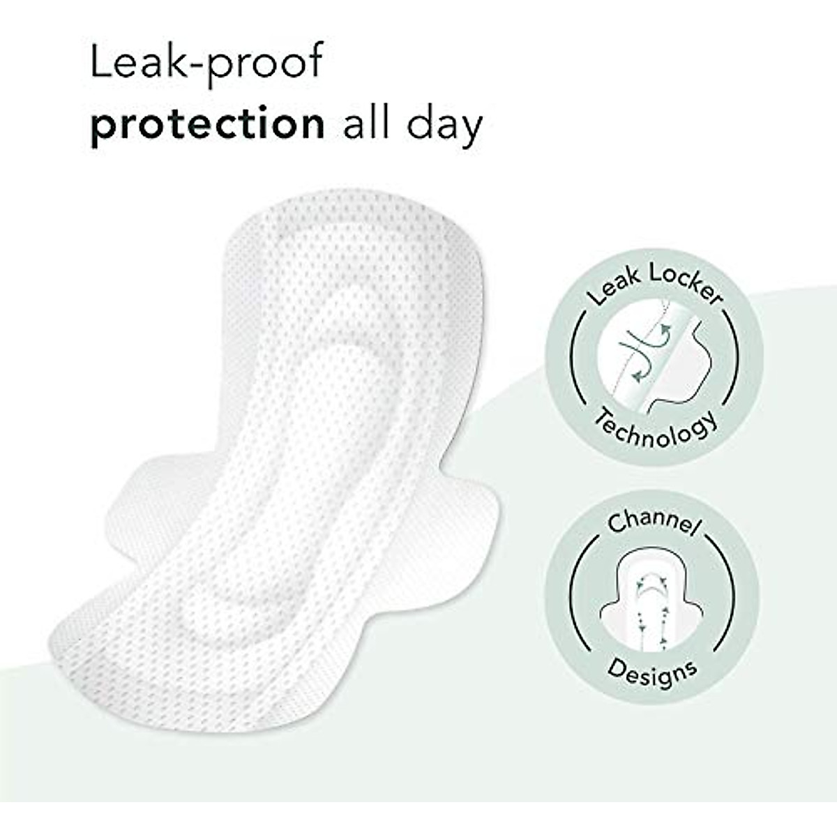 Rael Pads For Women, Organic Cotton Cover Pads - Regular Absorbency, Unscented, Ultra Thin Pads with Wings for Women (Regular, 28 Count)