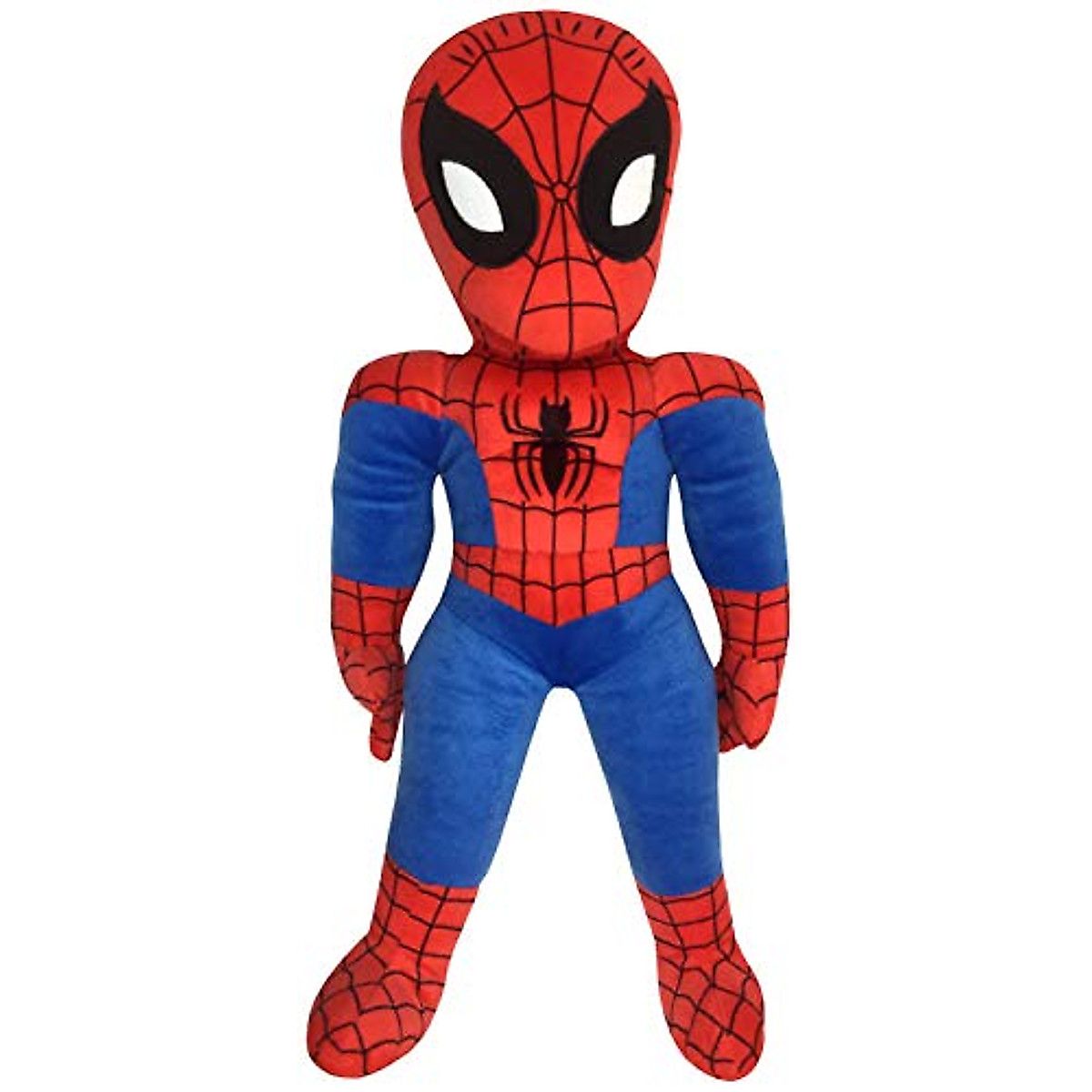 Jay Franco Marvel Super Hero Adventures Toddler Spiderman Plush Stuffed Pillow Buddy - Super Soft Polyester Microfiber, 20 inch (Official Marvel Product)