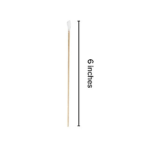 McKesson Cotton-Tipped Applicator Swabstick, Non-Sterile, Wood Shaft, 6 in, 100 Count, 10 Packs, 1000 Total