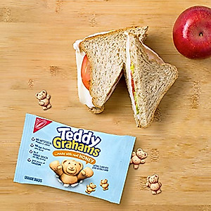 Teddy Grahams Honey Graham Snacks, 48 Total Snack Packs (4 Boxes)