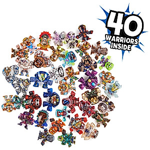 Million Warriors, 40-Pack Collectible Figures, Guaranteed Rare Warrior, Surprise Kids Toys for Boys and Girls Ages 5 and Up (Styles May Vary)