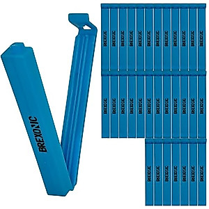 Fresh Finest Plastic Chip Clips Bag Sealing Clips for Food and Snack Storage Set of 12 (4.3 Inches)