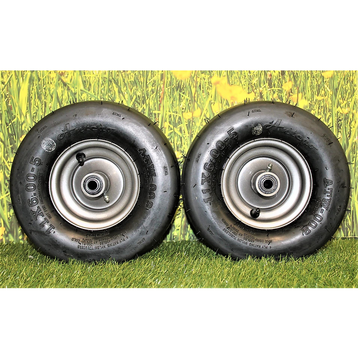 Antego Tire & Wheel (Set of 2) Gravely Ariens 07101105 11x6.00-5 Tire & Wheel Assembly fits IKON XL, ZT XL
