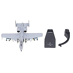 Naroote Model Plane, A-10 Alloy Aircraft Model 1:100 Scale Stylish Fighter Aircraft Model Rocket for Desktop Decoration