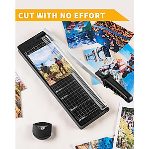 MAKEASY Paper Cutter 12 Inch, Guillotine Paper Cutter with 8 to 10 Sheet Capacity, Heavy Duty Paper Cutter for Cardstock, Paper Trimmer for Crafting, Classroom and Office