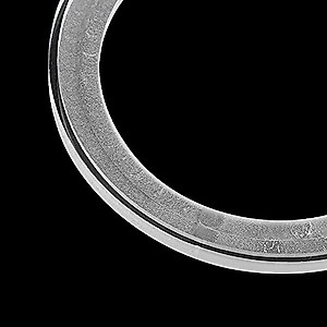 X AUTOHAUX 2Pcs for 3.5 Inch Car Speaker Spacer Ring Mounting Spacer Plate Transparent Acrylic 78mm ID