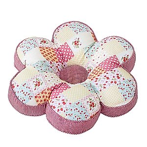 vctops Boho Floral Printed Decorative Pillow Flower Shaped Chair Cushion Seat Pad Floor Cushion Pillow (16"x16"x3",012)