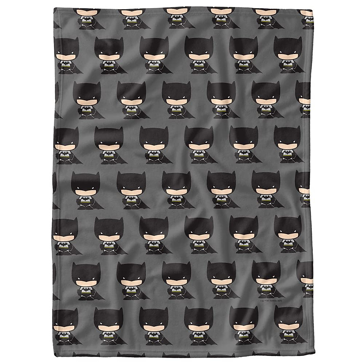 LOGOVISION Batman Lightweight Baby Blanket, 30"X40", Cute Chibi Character Pattern Unisex for Infants Girls & Boys