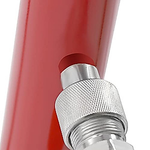 Porta Power Kit Hydraulic Ram 4 Ton Body Jack Auto Body Repair Tools Portable Autobody Frame Repair Kit 15Piece Kit with Storage Case, 5ft/1.5 m Oil Hose, Red