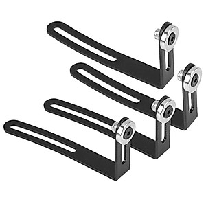 Shell Body Mount, 4pcs RC Car Shell Body Mount Metal L-Bracket with Magnet for 1:10 RC Crawler Car