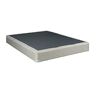 Mattress Solution Medium Plush Tight top Innerspring Mattress and 8" Wood Box Spring/Foundation Set, Full XL, Size