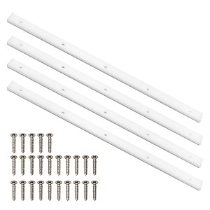 4PCS Crosscut Sled, Catcan Table Saw Sled Kit with Predrilled Holes and 25 Screws, 3/4" x 3/8" x 17" Miter Bars for Table Saw for T Tracks Woodworking, Router Table and Bandsaws (4)