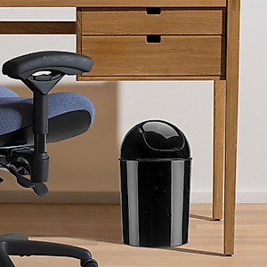 Umbra Mini Waste Can, 1-1/4 Gallon with Swing Lid (Galaxy)