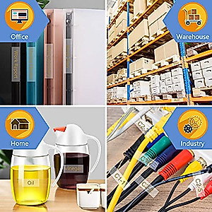 GREENCYCLE Compatible for Brother P-Touch TZe-M34 TZ-M34 12mm 0.47 Inch 1/2" Gold on Matte Clear Laminated AZE Label Tape for PTD210 D200 D400AD D600 PT-H100 PTH110 PT1290 PT-1230PC PTP700BT, 1 Pack