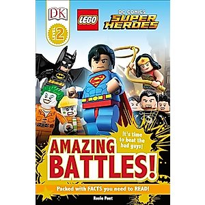DK Readers L2: LEGO® DC Comics Super Heroes: Amazing Battles!: It's Time to Beat the Bad Guys! (DK Readers Level 2)