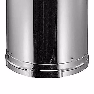 DuraVent 6DP 24 DuraPlus Triple Wall Chimney Pipe for Wood Stoves, Fireplaces, Furnaces, Boilers Stoves, Ranges, Water Heaters, 6 Diameter by 24