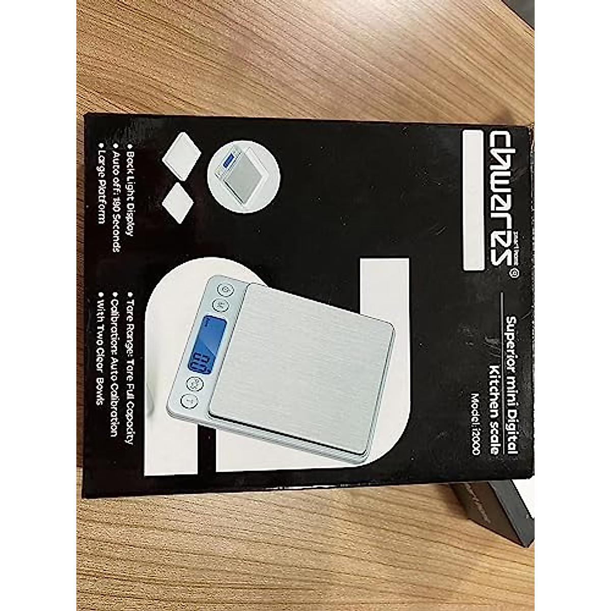 CHWARES Food Scale, Kitchen Scale with Trays 3000g/0.1g, Small Scale with Tare Function Digital Scale Grams and Ounces for Weight Loss, Dieting, Baking, Cooking, Meal Prep, Coffee, Green
