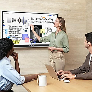 Vibe S1 4K UHD Smart Board, 55 Inch Digital Whiteboard for Office and Classroom, Electronic Presentation Meeting Device for Hybrid Work, Interative Touchscreen Display, Chrome OS and 250+ Free Apps