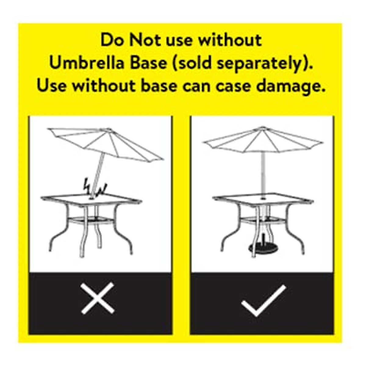 Folding Patio Dining Set of 6 Pcs All Weather Small Metal Outdoor Table and Chair Set, Garden Patio Furniture Set w/Umbrella, Glass Table & 4 Folding Chairs for Lawn, Deck, Backyard, Tan