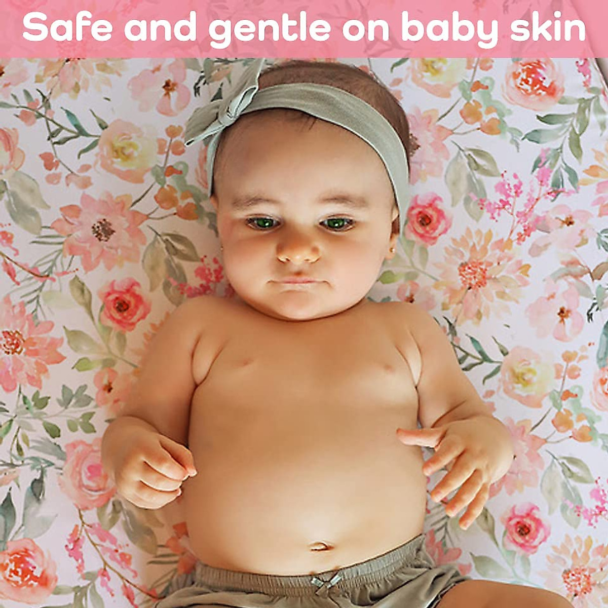 Crib Sheets for Girls – Luxuriously Soft Cotton Blend Crib Sheet for Girl Crib Sheet Mattress & Toddler Sheet by Max&So