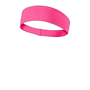 Sport-Tek PosiCharge Competitor Headband OSFA Neon Pink