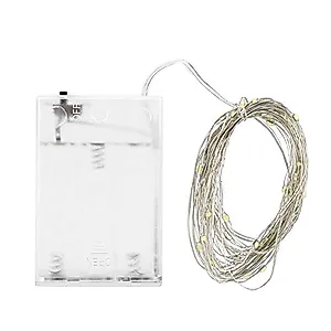 Vensans 50 LED Fairy String Light, LED String Light for Bedroom Lawn Landscape Garden Home Christmas Holiday Decor (Warm White)