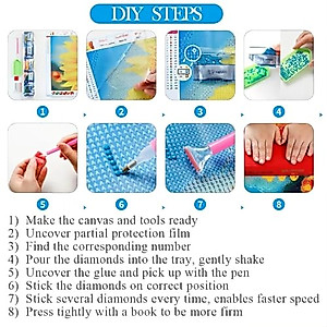 Diamond Painting lady Butterfly Diamond Art 5D Diamond Painting Kits for Adults DIY Paint by Numbers, Big Diamond Paintings diamond dot Gem Art Crafts for Wall Art Home Decor Gifts (24x48 Inch), c306