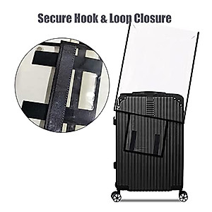 GIVIMO 3 Pieces Clear Luggage Cover 20/24/28 inch Set PVC Luggage Protector Suitcase Cover Waterproof Transparent Cover for Luggage Tsa Approved